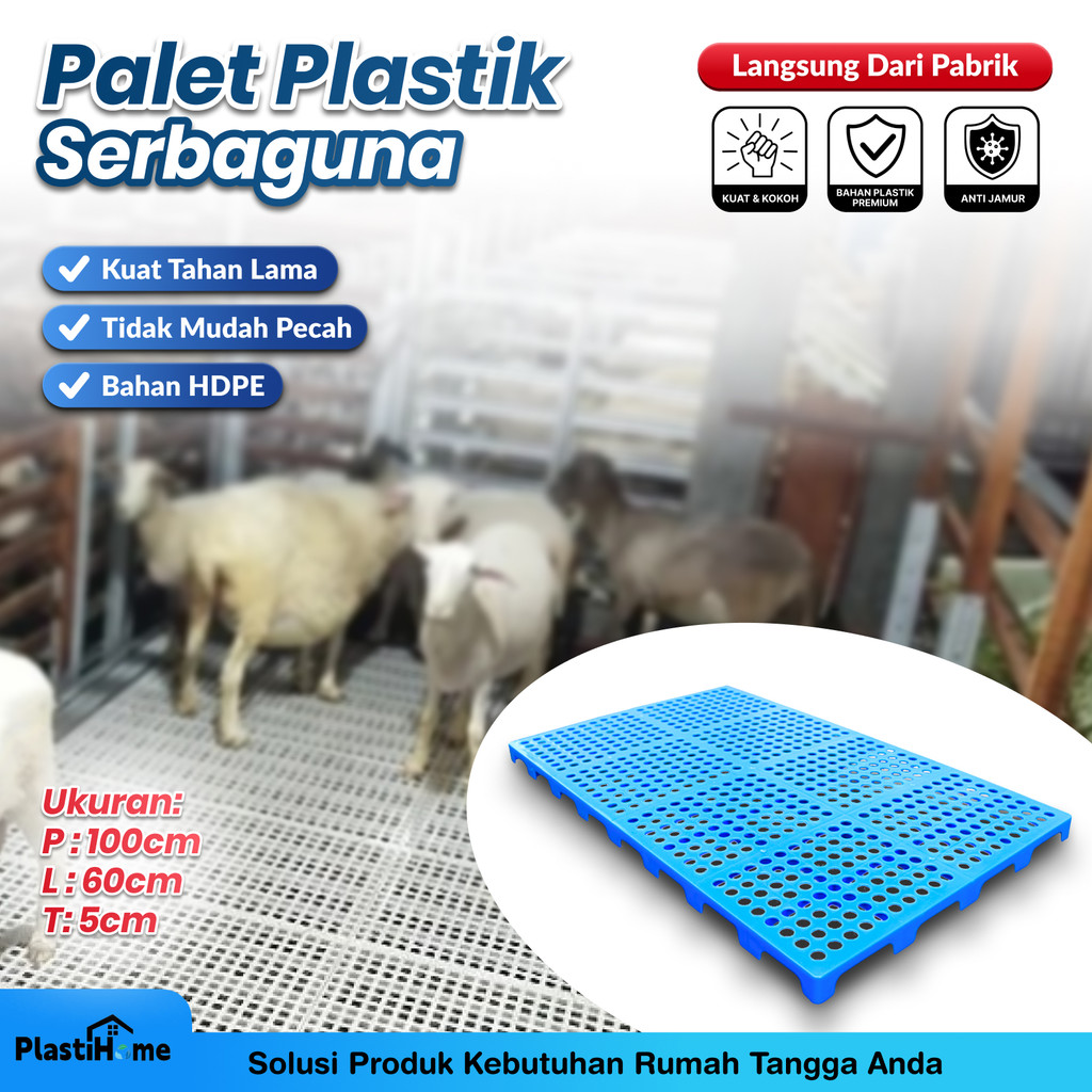 Jual Pallet Plastik Slat Plastik Lantai Kandang 100x60 cm – Alas ...