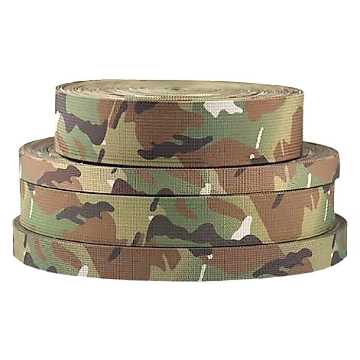 Jual Bahan Kain Nylon Tali Webbing Molle 25 mm 25mm 2.5 cm - Multicam ...