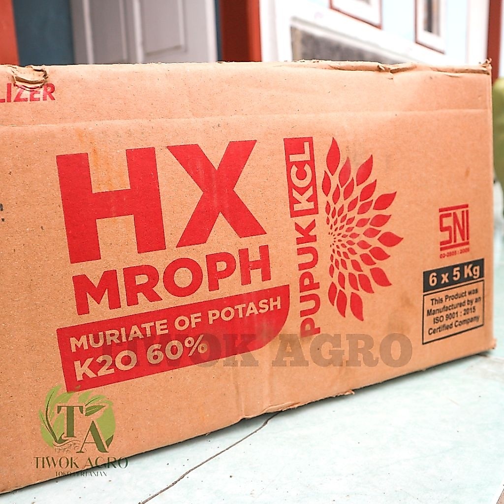 Jual Pupuk KCL MROPH DGW HX Muriate of Potash K2O 60% - 1 Dus Isi 6 ...