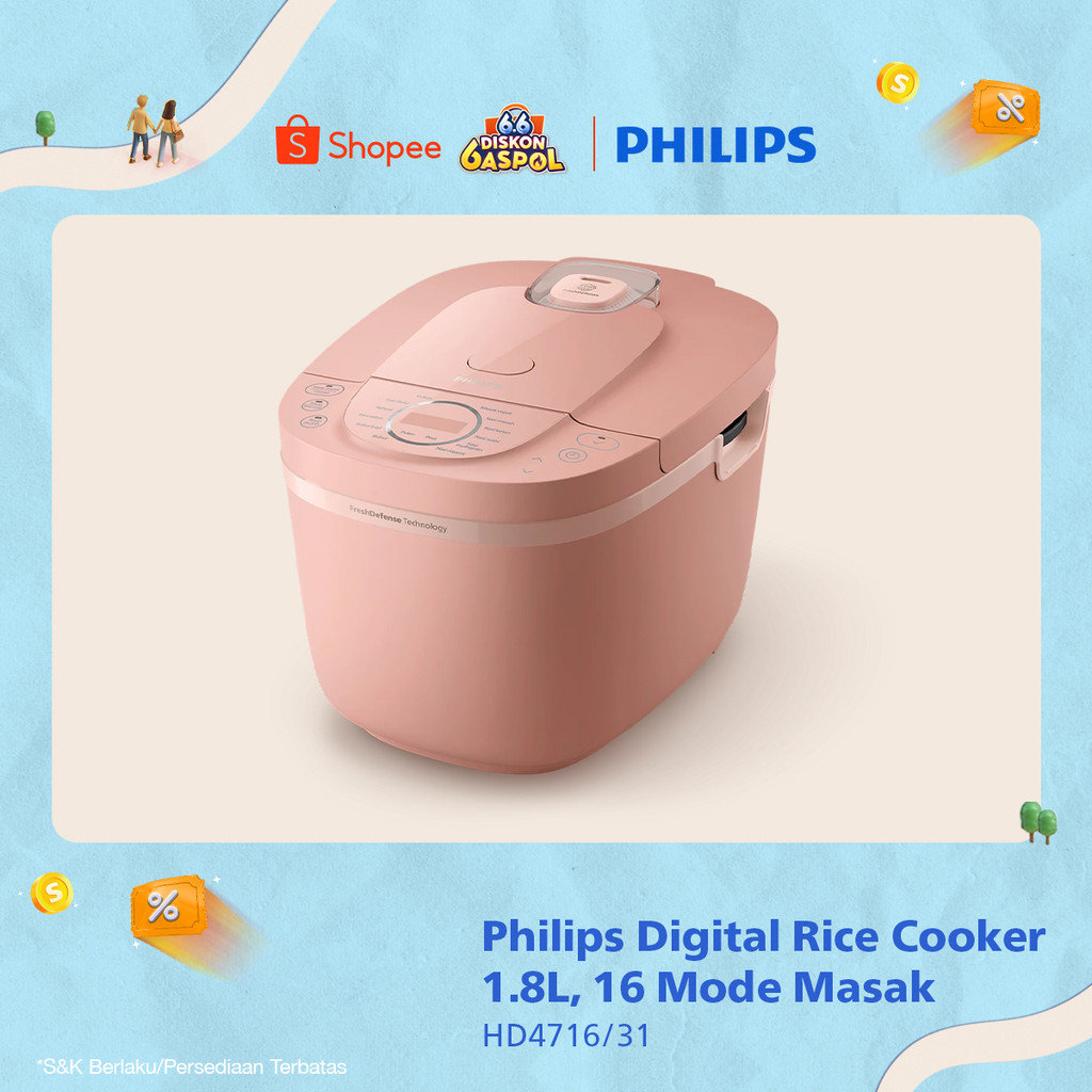 Jual Philips Digital Rice Cooker Magicom 1.8 L - 3000 Digital Series ...