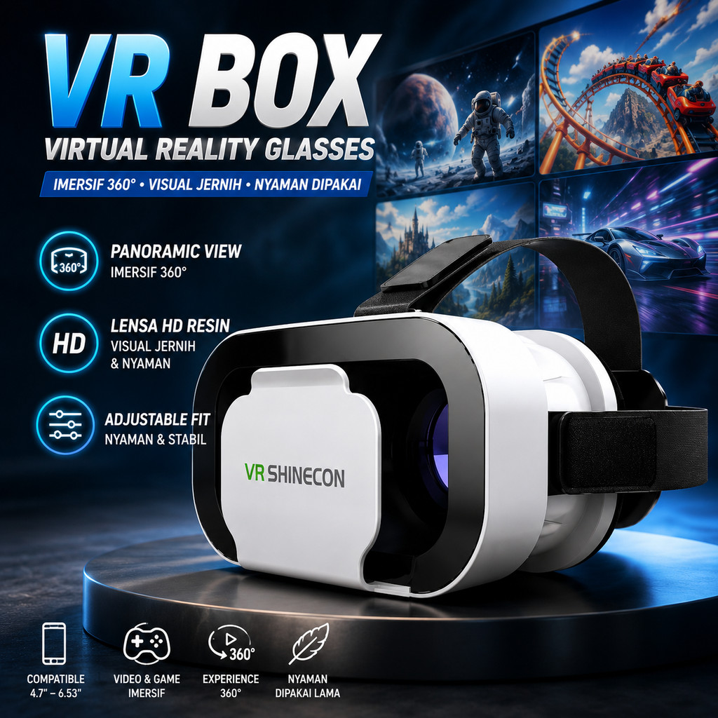 Jual VR Headset Terlengkap & Harga Terbaru Juni 2026 | Shopee Indonesia