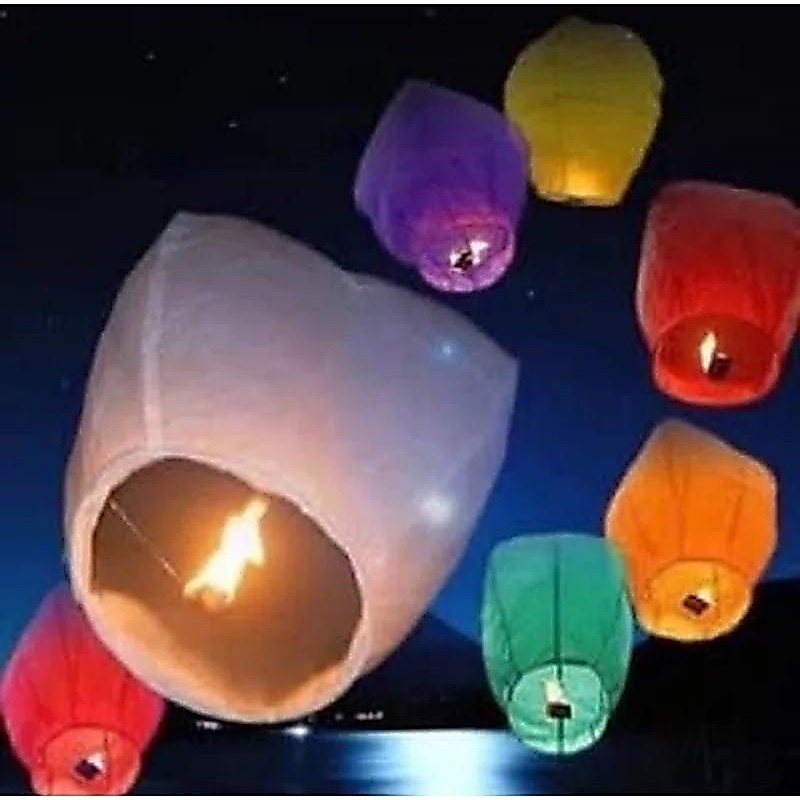 Jual Lampion Terbang - Sky Lantern - Flying Lantern - Lentera Terbang ...