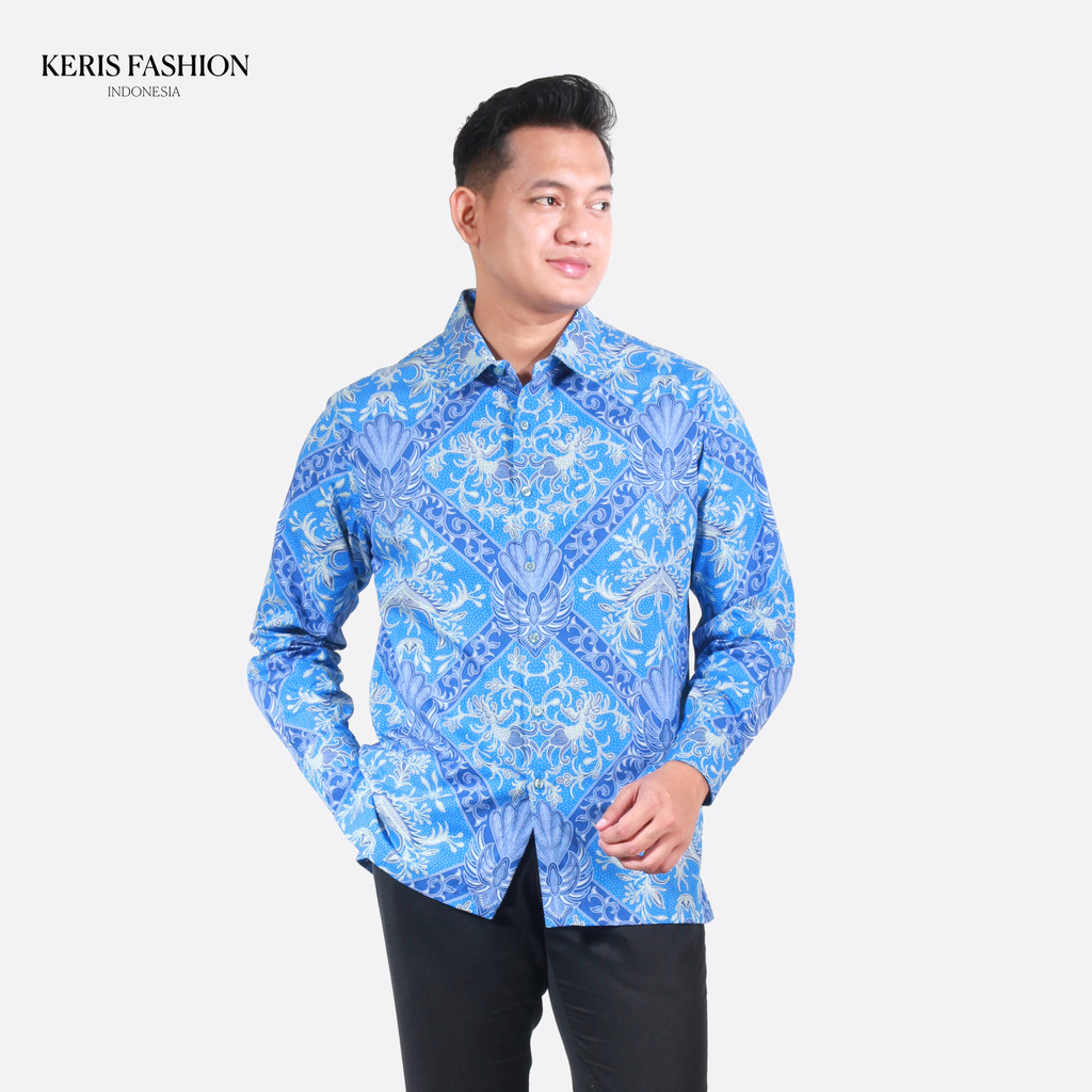 Jual Keris Gallery Kemeja Batik Slimfit Lengan Panjang Motif Gurdo ...