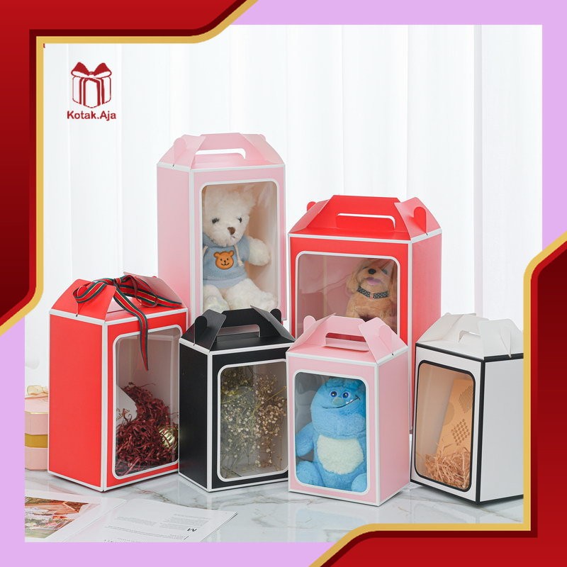 Jual Box Gable Jendela Mika Besar / Box Gable Jinjing / Box Boneka ...