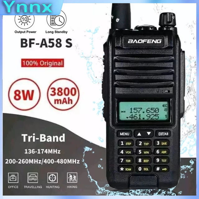 Jual HT Handy Talky Baofeng A58S 128CH TRI Band IP57 Waterproof Walkie ...