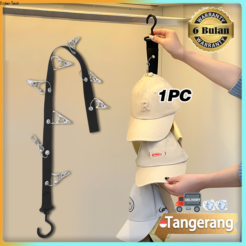 Jual 8 Kait Rak Topi Hook Gantung Di Belakang Pintu Rak Topi Display ...
