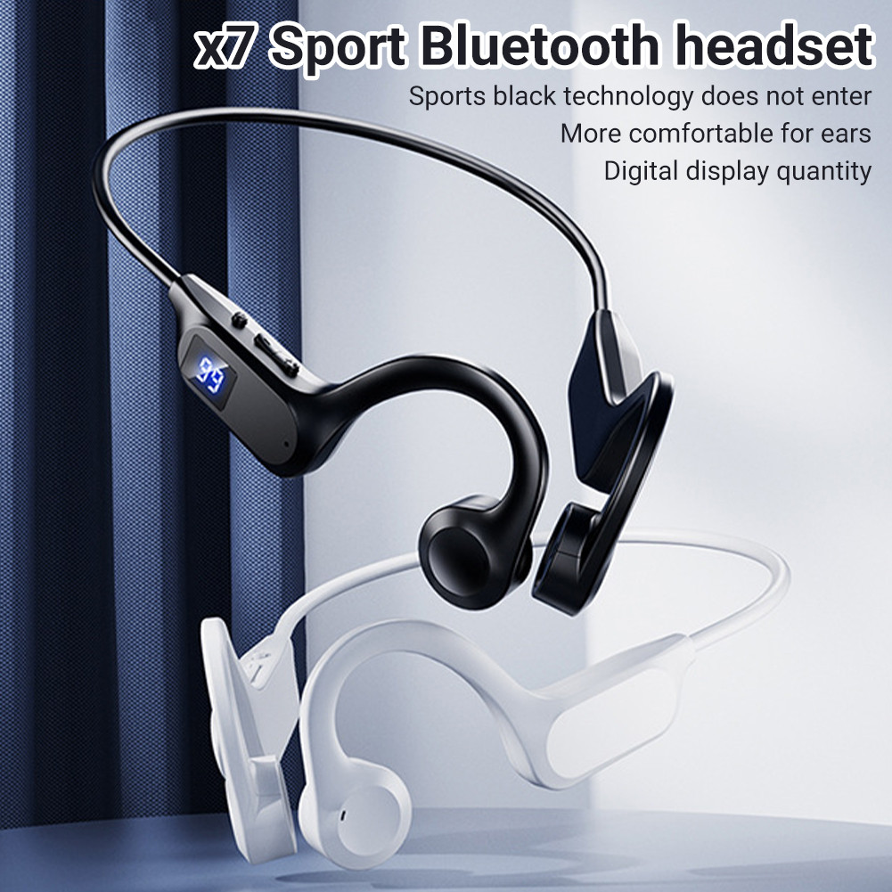 Jual X7 Headset Bluetooth Nirkabel Baru/Headset Konduksi Tulang/Headset ...