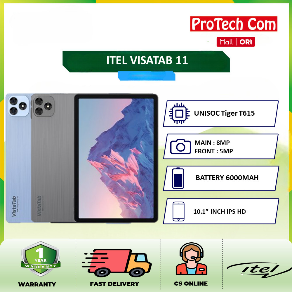Jual itel Vista Tab 11 4/128GB - Resmi Indonesia | Shopee Indonesia