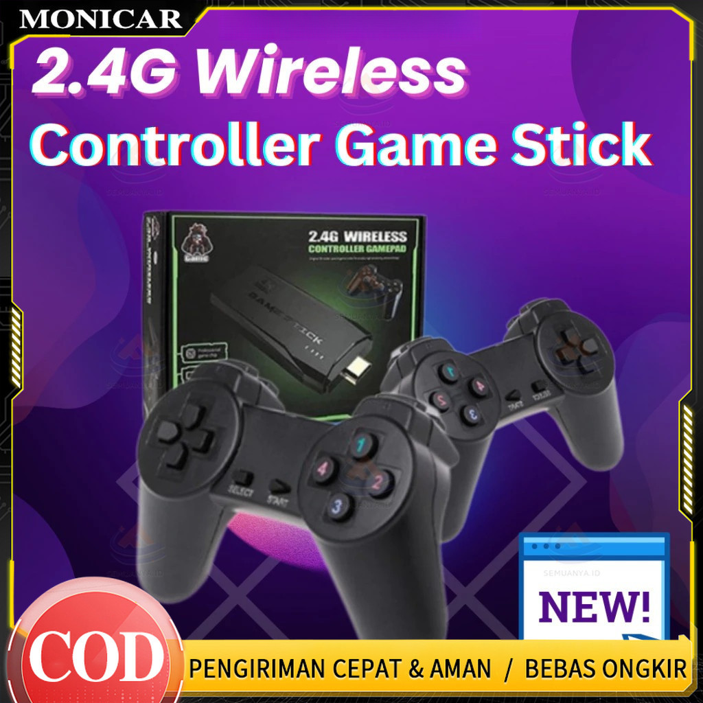 Jual COD Game Stick Wireless 4K Dengan Gamepad HDMI TV Video Games M8 ...