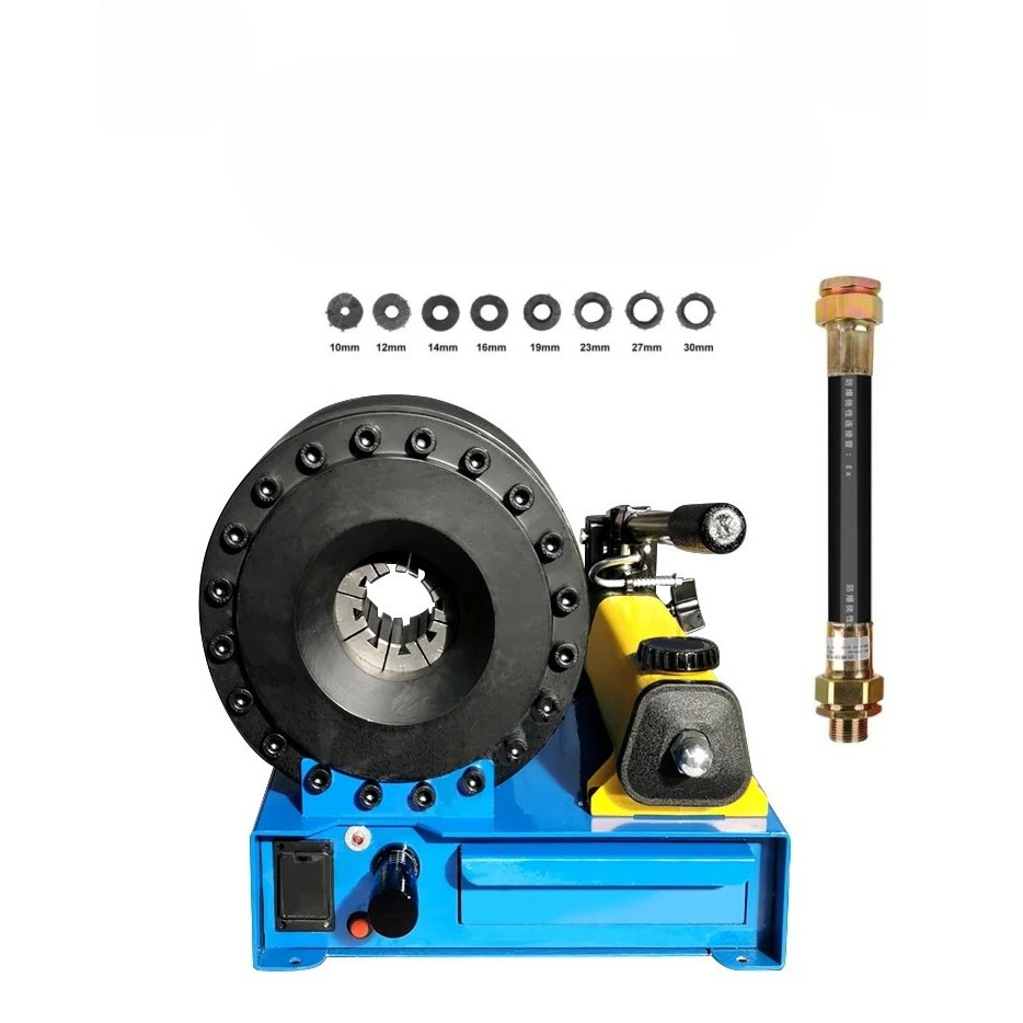 Jual High Pressure Hydraulic Hose Crimper with 7 Sets of Dies Hose ...