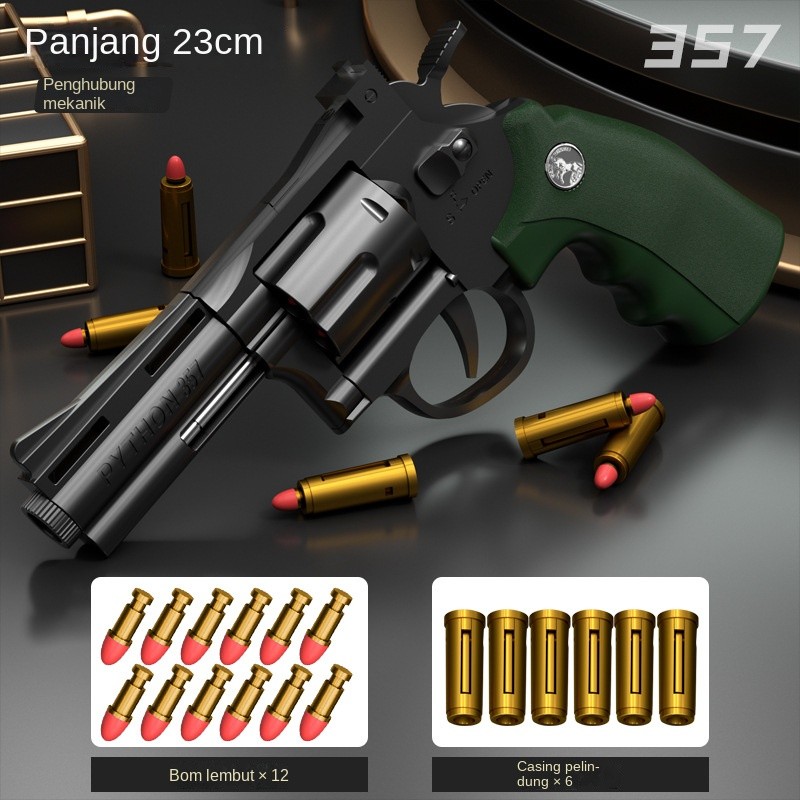 Jual Senapan Soft Bullet Revolver Magnum Otomatis - Senapan Mainan Anak ...