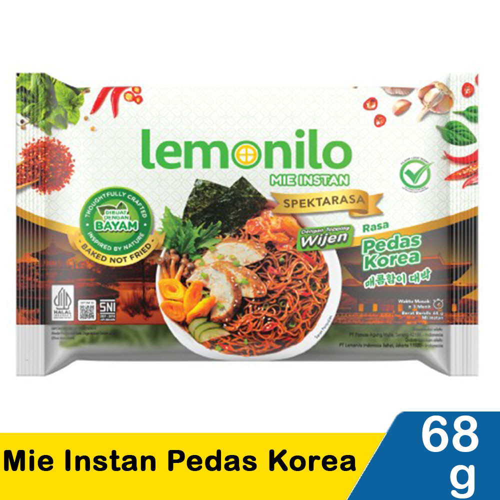 Jual LEMONILO MIE INSTANT PEDAS KOREA 85/68g | Shopee Indonesia