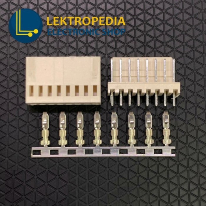 Jual Soket Molex 8p Konektor 8pin 8 p pin Socket Connector Molek kaki | Shopee Indonesia