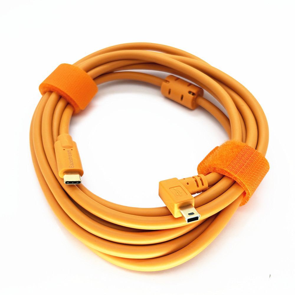 Jual 3m USB / Type-C to Mini USB Live Stream Tether Cable for Canon 6D ...