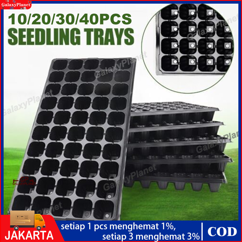 Jual Tray Semai 105 128 200 Lubang Potray 0.8mm Seedling Tray Dulang ...