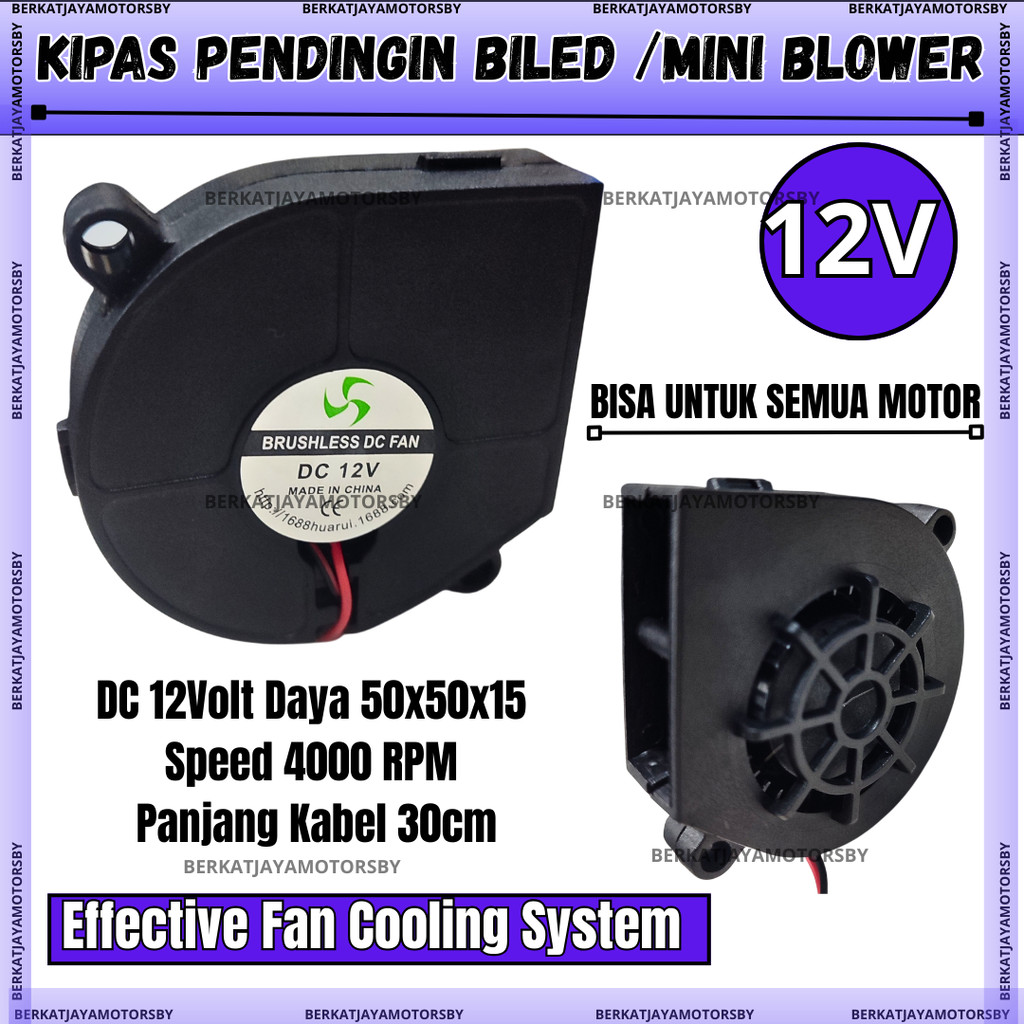 Jual KIPAS PENDINGIN MINI BLOWER TURBO COOLING FAN EXHAUST FAN ...