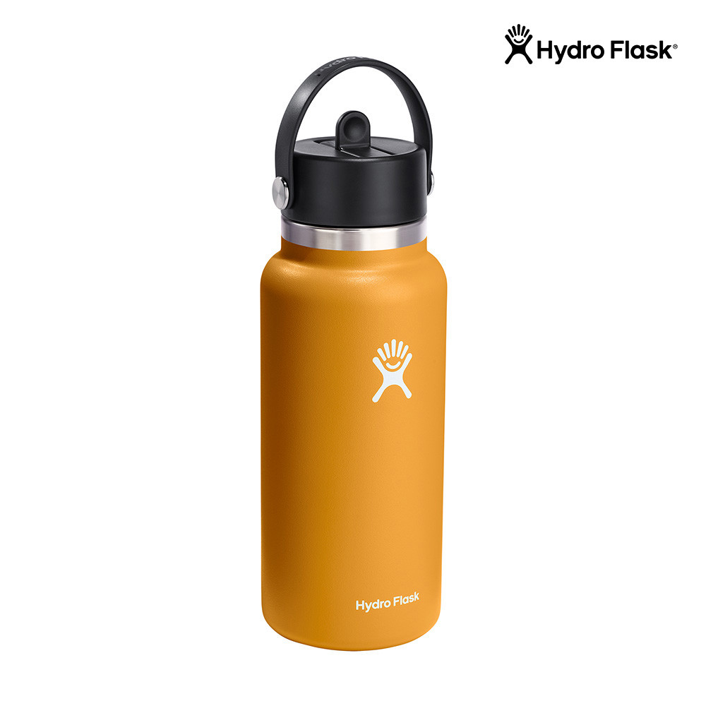 Jual Hydro Flask Wide Mouth Flex Straw Cap Fossil 32Oz | Shopee Indonesia