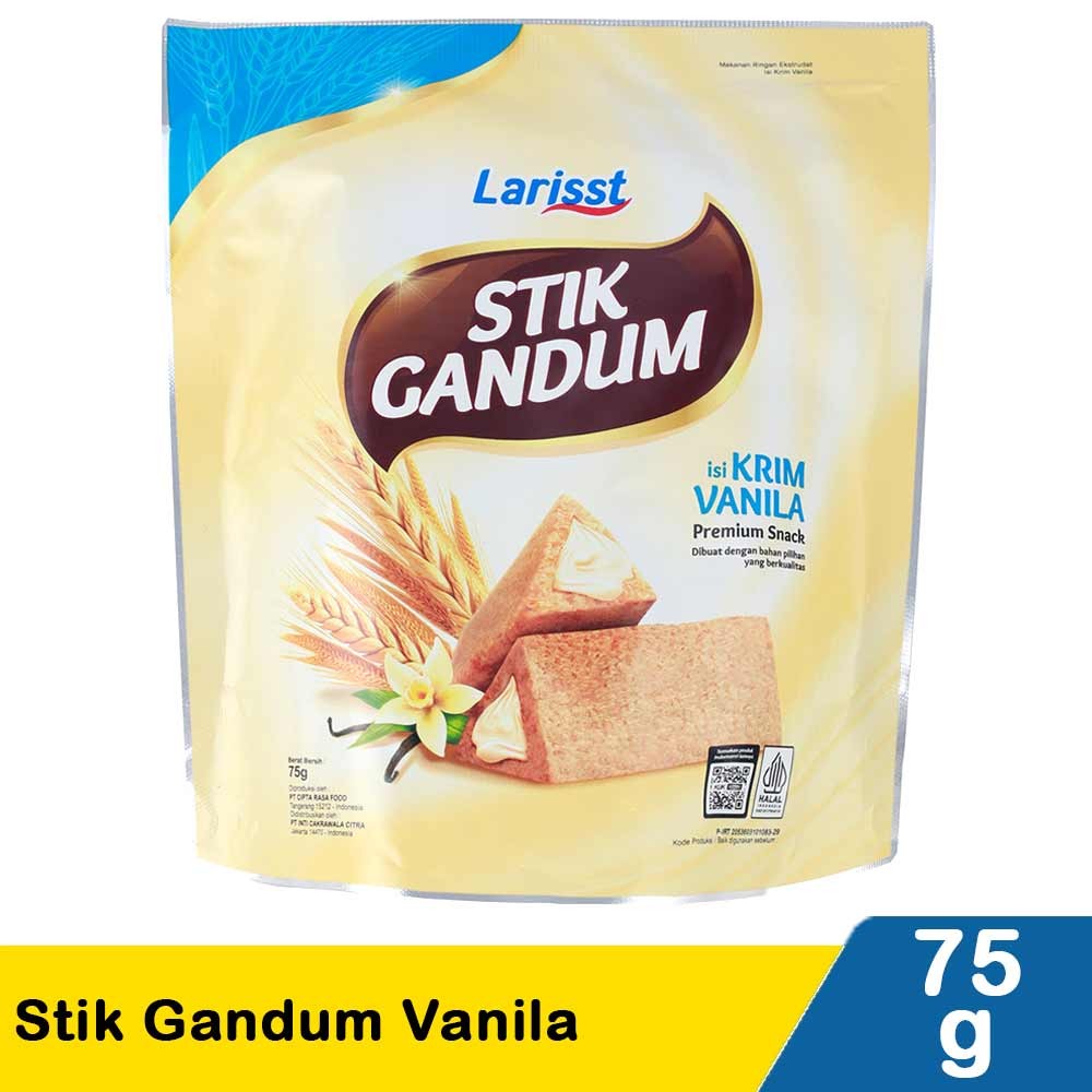 Jual LARISST STIK GANDUM VANILA 75g | Shopee Indonesia