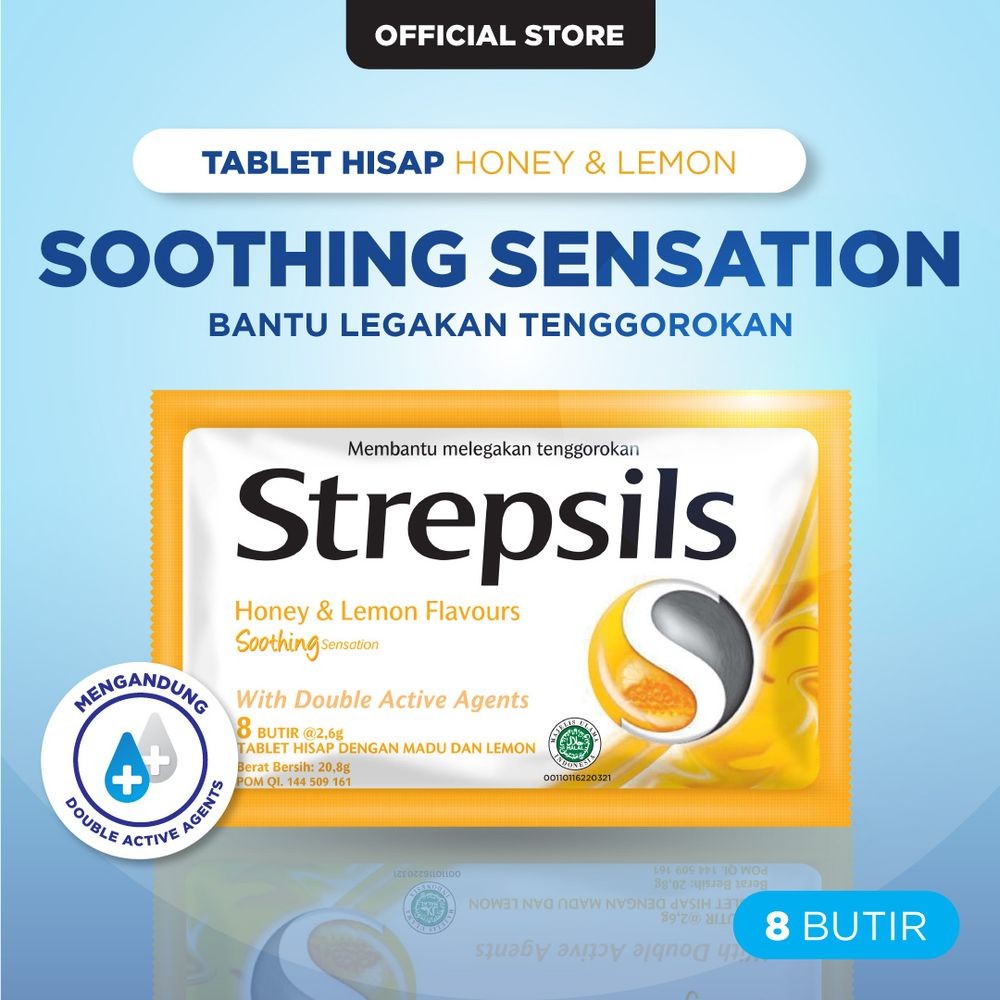 Jual STREPSILS CANDY 6'S / 8'S HONEY & LEMON | Shopee Indonesia