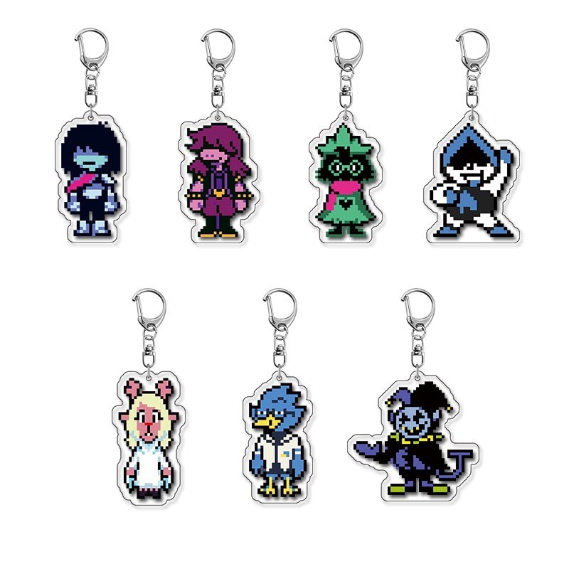 Jual Anime Game Keychain Deltarune Kris Susie Ralsei Cosplay ...