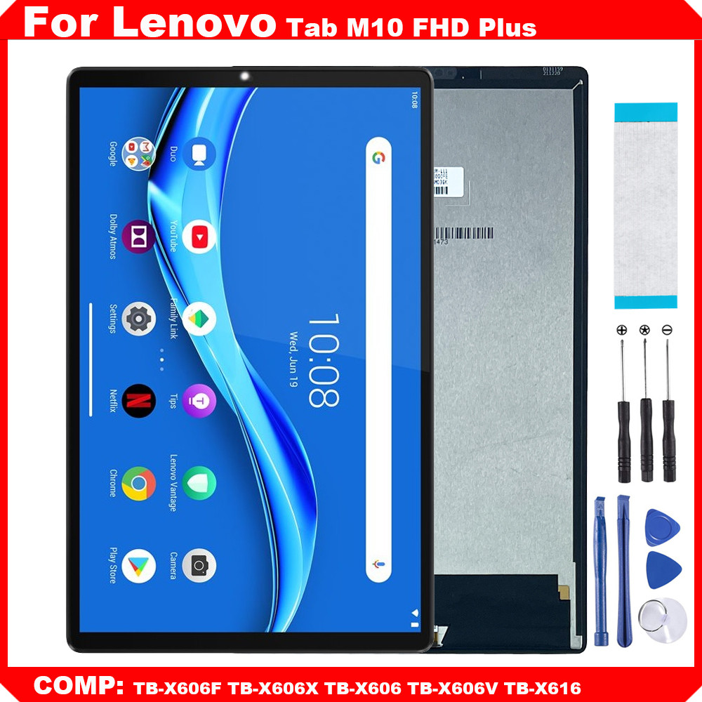 Jual 10.3" For Lenovo Tab M10 FHD Plus TB-X606F TB-X606X TB-X606 LCD splay Tou Screen gitizer ...