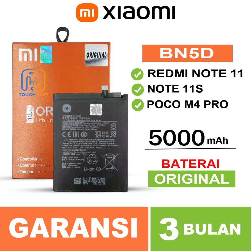Jual BATERAI BATRE XIAOMI REDMI NOTE 11 / REDMI NOTE 11S / POCO M4 PRO ...