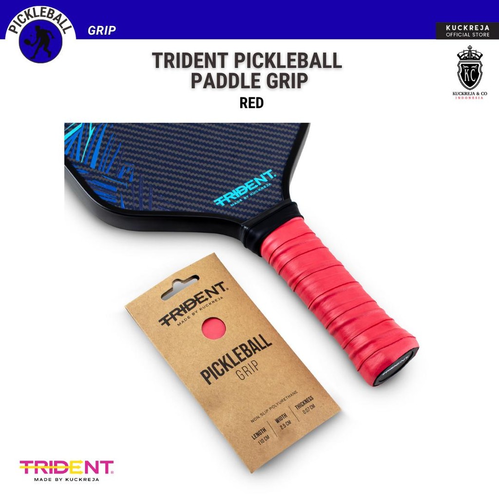 Jual Trident Pickleball Paddle Grip – Red | Shopee Indonesia
