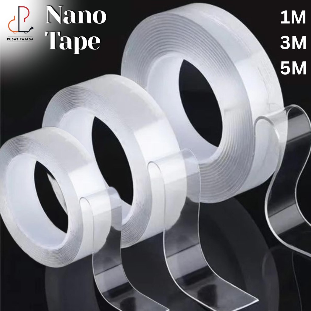 Jual Nano Double Tape 5M Bening Acrylic Isolasi WATERPROOF | Shopee ...