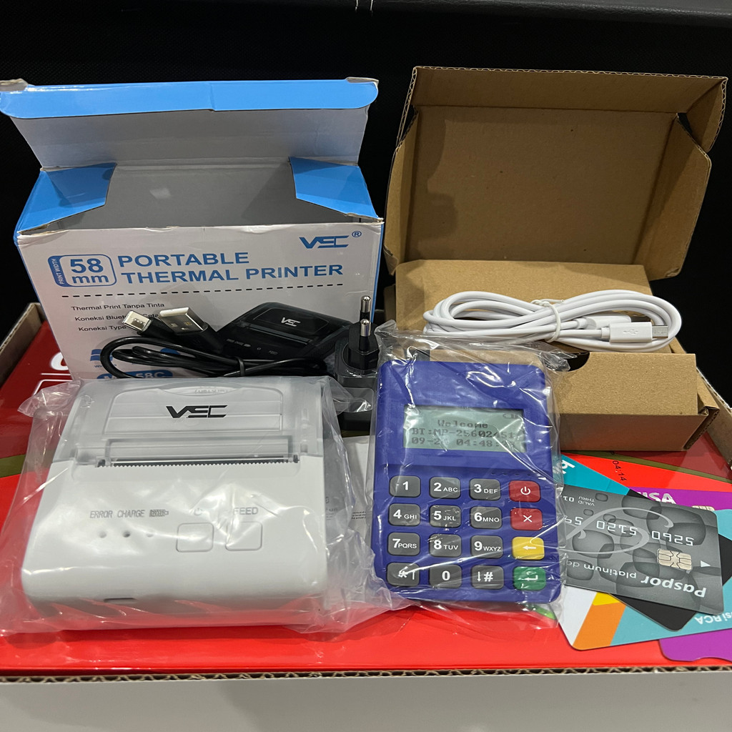 Jual SIAP PAKAI - EDC Saku + Printer Thermal Bluetooth | Mini ATM Pro ...