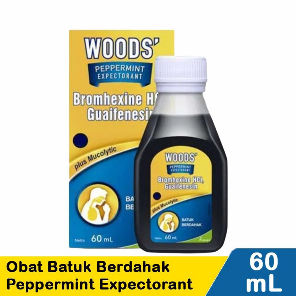 Jual WOODS OBAT BATUK LIQUID PEPPERMINT EXPECTORANT 60mL | Shopee Indonesia