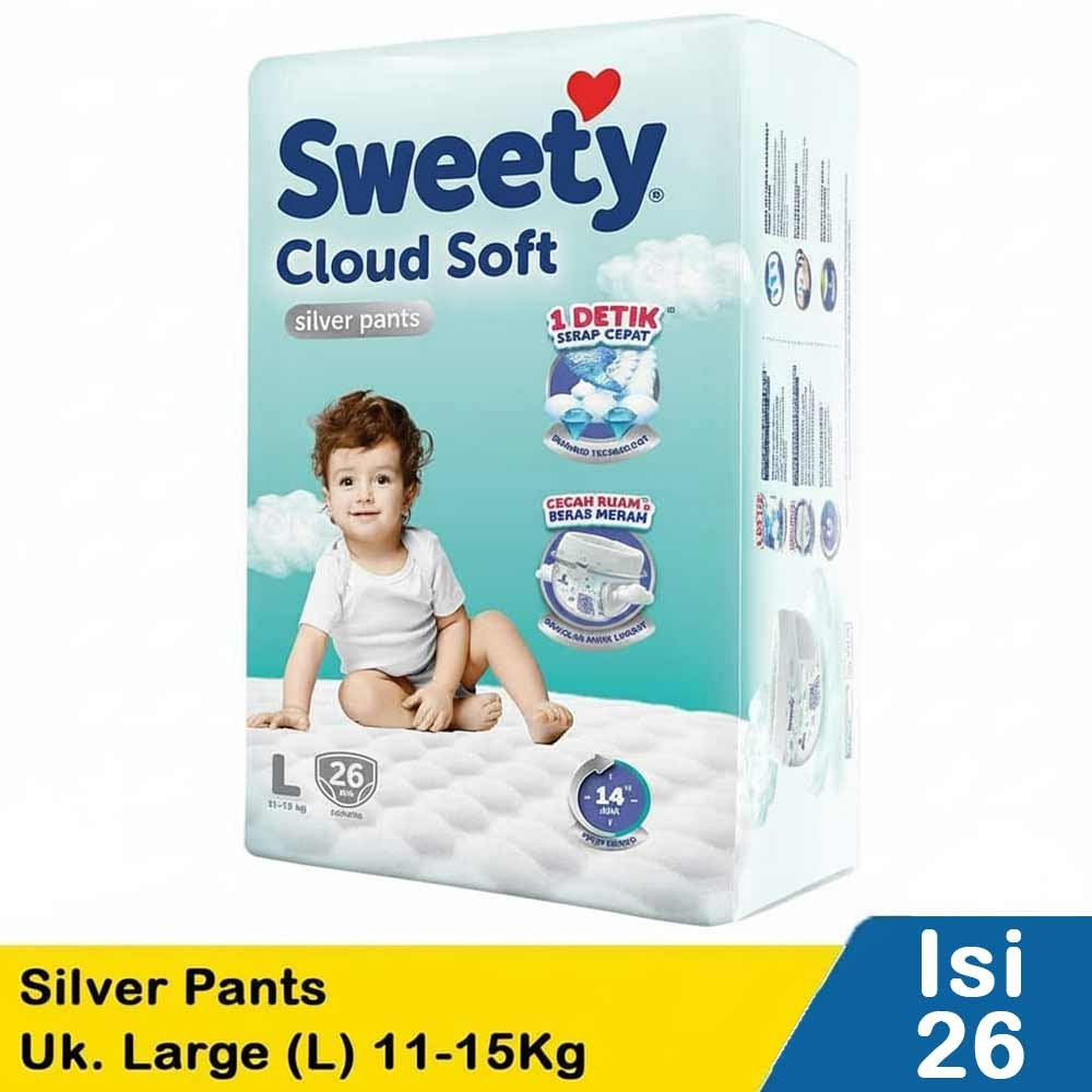 Jual SWEETY SILVER PANTS 26/28'S LARGE | Shopee Indonesia