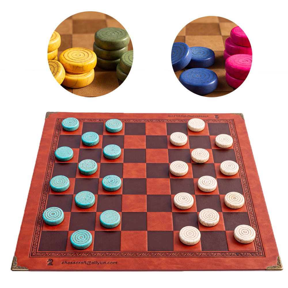 Jual Stone Chess Checkers Board Game Waterproof Fall Resistance Chess ...