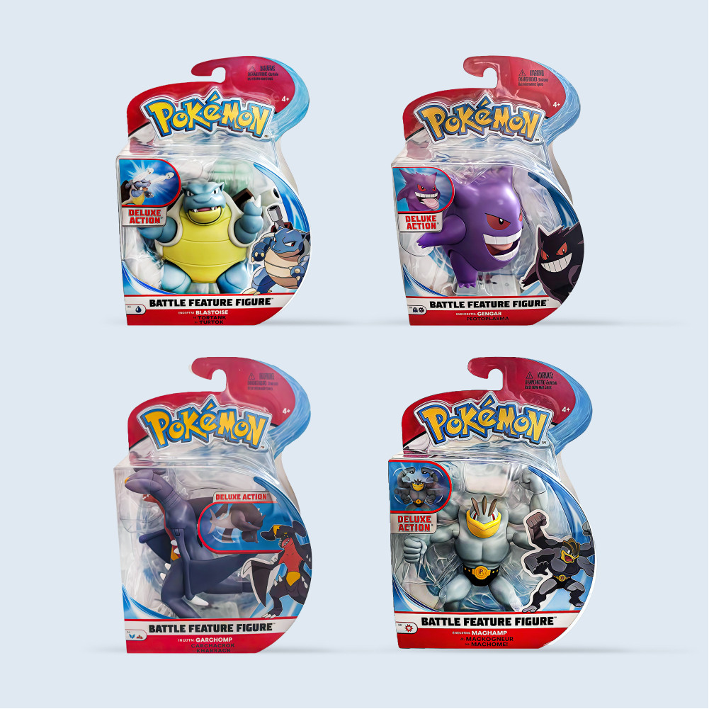 Jual Genuine Pokémon Blastoise Charmander Bulbasaur Gengar Pikachu ...