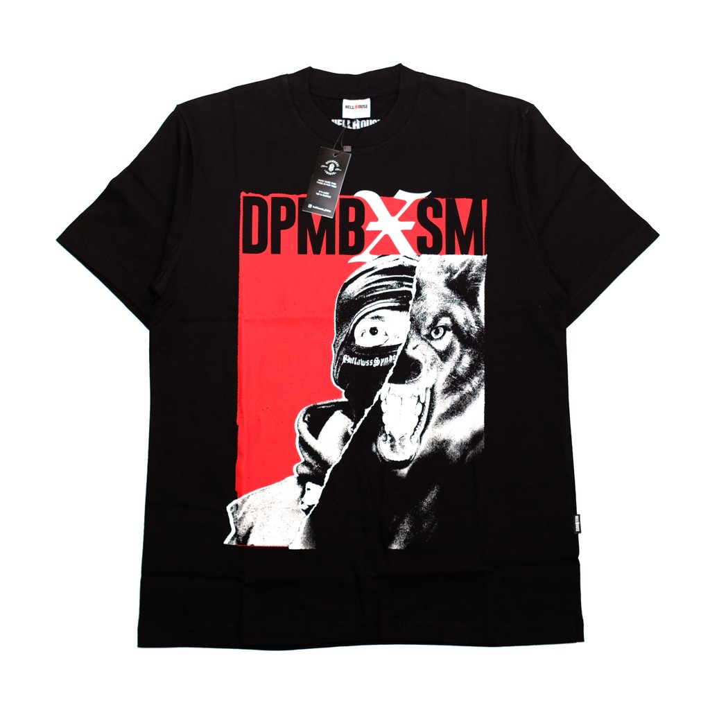 Jual Tshirt DPMB x SM - GHETTOCORE OG (black) | Shopee Indonesia