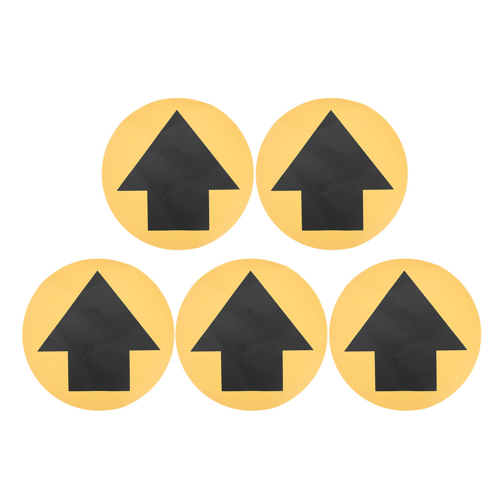 Jual Arrow Floor Decal Directional Safety Stickers Public Spaces Exit ...