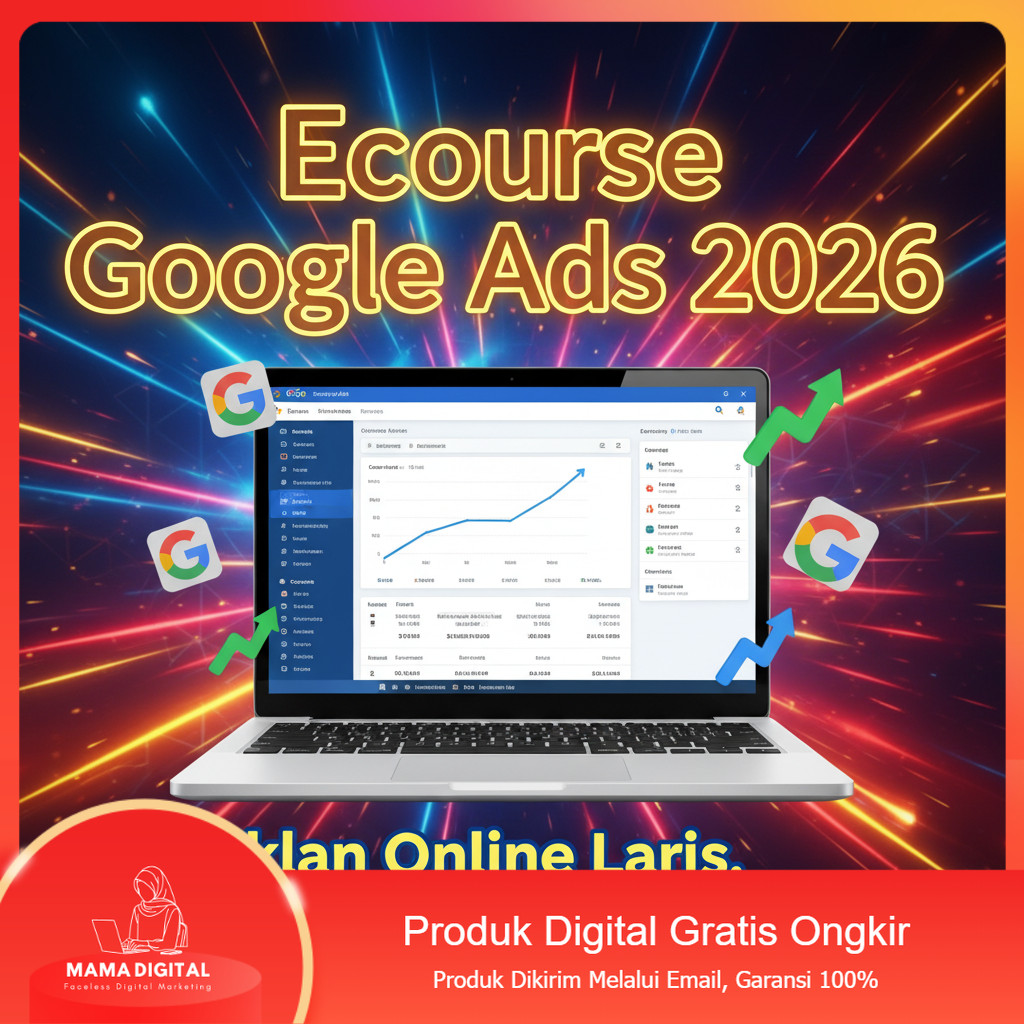 Jual Ecourse Google Ads Konversi 2026: Tutorial Lengkap Bikin Iklan Online Laris & Bisnis Naik ...