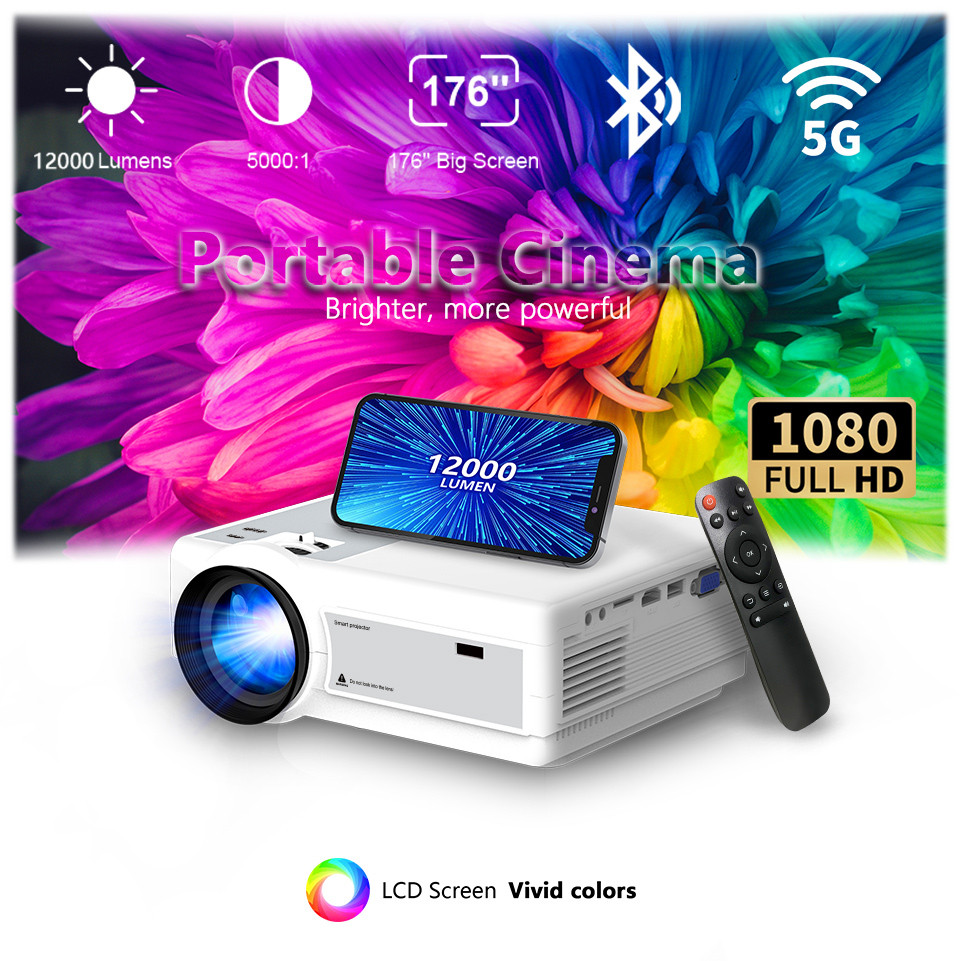Jual Global TFlag L36P Projector Full Hd 1080P 4K Wifi Mini LED ...