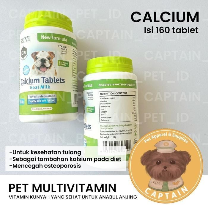 Jual [33] VITAMIN ANJING DOG PROBIOTIC MULTIVITAMIN TULANG DAN SENDI ...