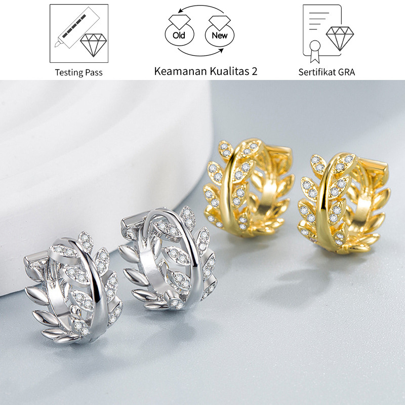Jual SikRoad 925 Anting Telinga Hipoalergenik Anting Berlian Berkilauan ...