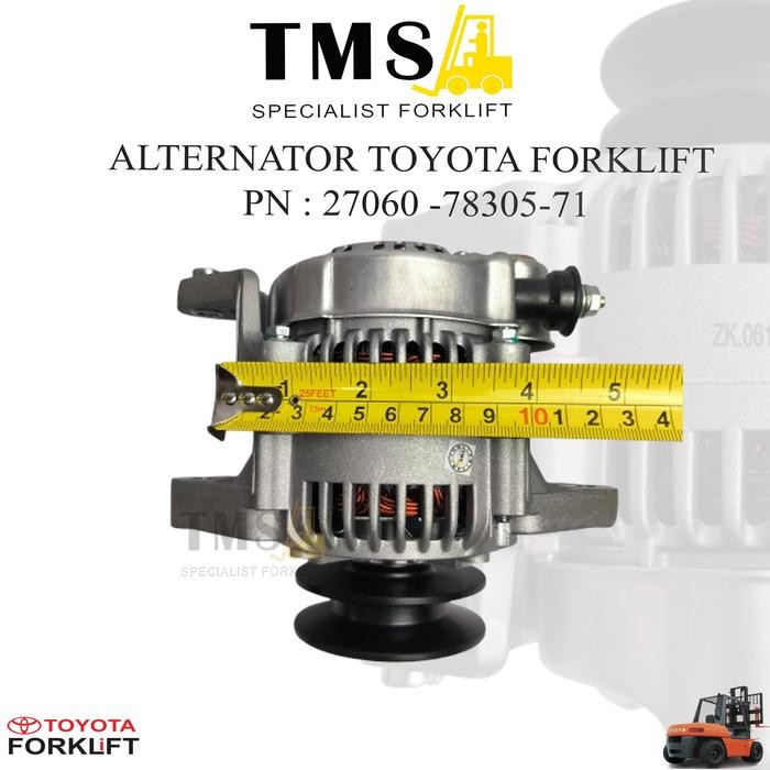 Jual Alternator Toyota Forklift 27060-78305-71 6FD15 TOYOTA 1DZ, 2Z ...