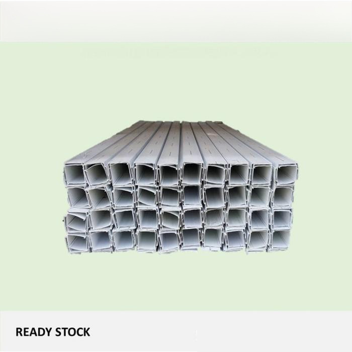 Jual TALANG AIR TALANG PVC KOTAK 4 INCH WARNA PUTIH PANJANG 4 METER ...