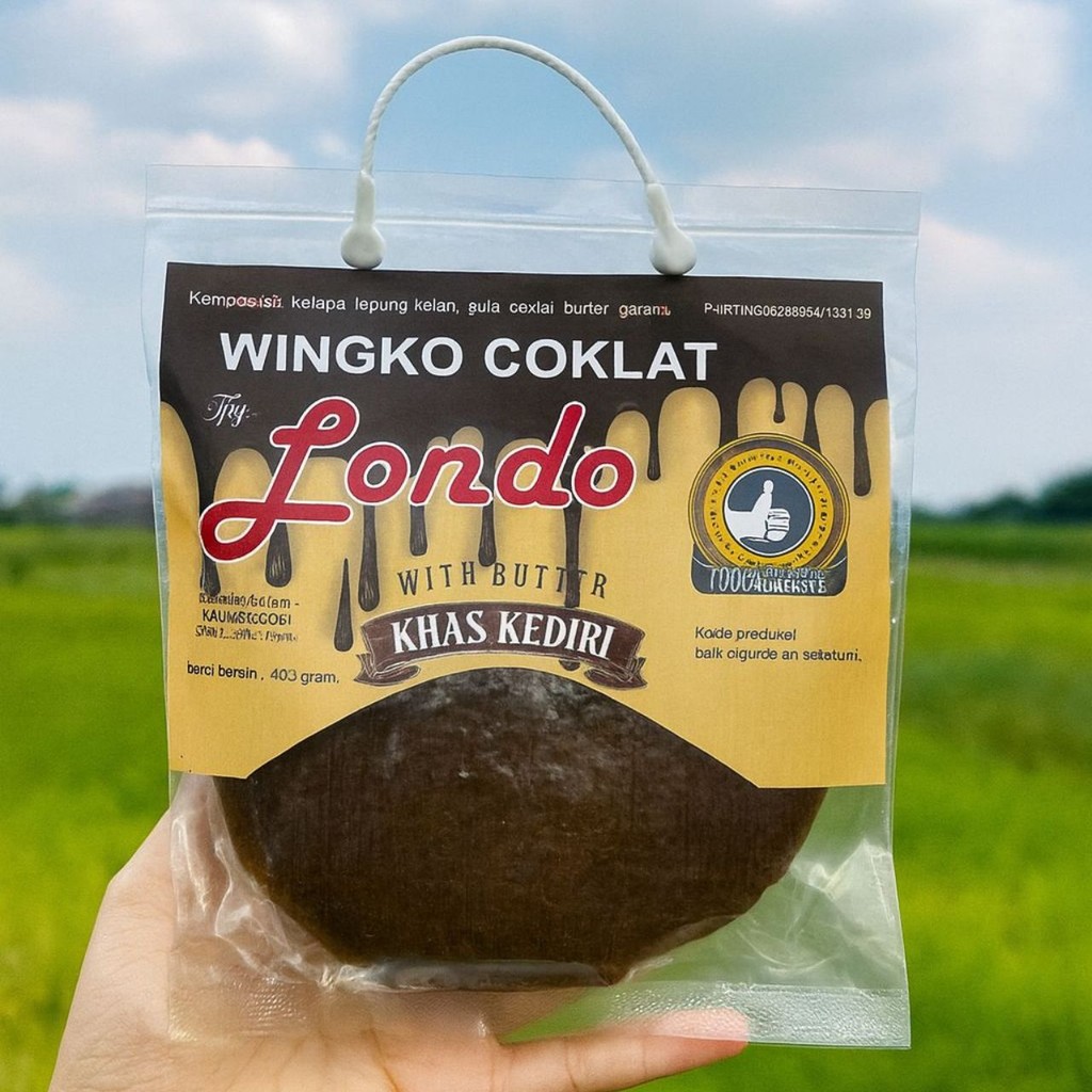 Jual Wingko Londo khas Kediri 360gr Rasa Cokelat - Oleh Oleh Khas ...