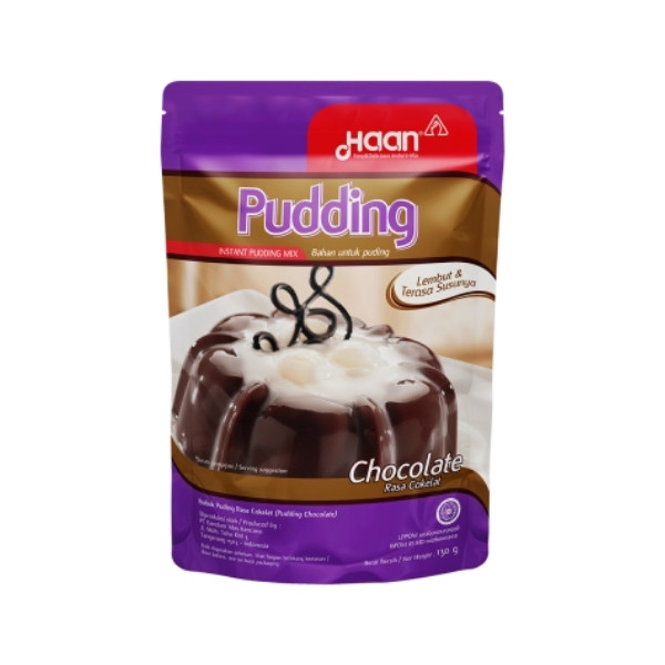 Jual HAAN PUDDING MIX POUCH CHOCOLATE 130 GR | Shopee Indonesia