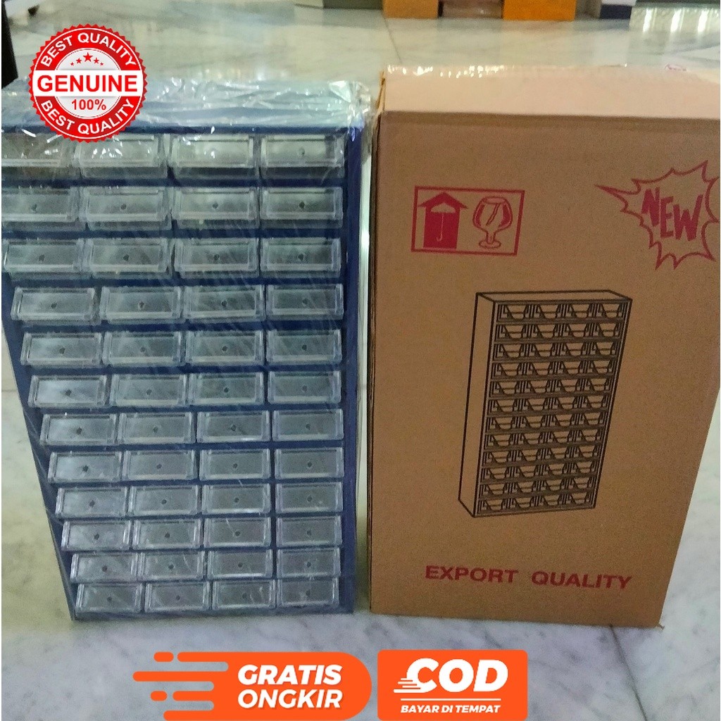 Jual RAK KOMPONEN SERBAGUNA ORGANIZER 40 SLOT RAACO RACCO RAK BESI LACI ...