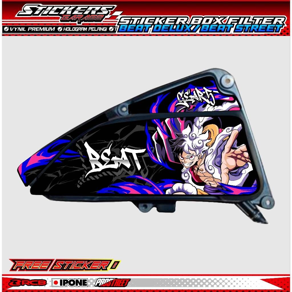 Jual STICKER BOX FILTER BEAT DELUXE - STREET ONE PIECE EDITION ...
