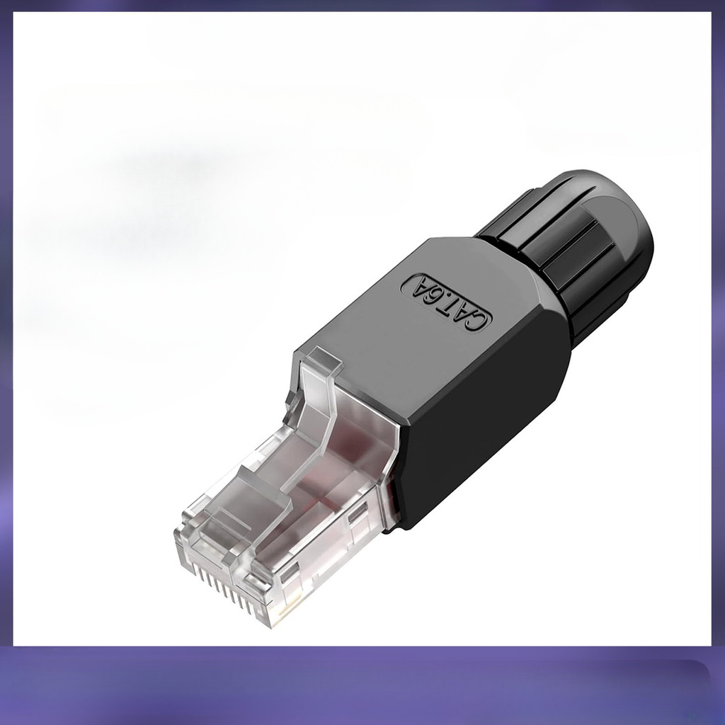 Jual Tool-Free RJ45 Connector, CAT6A CAT6 Field Termination Plug, RJ45 ...