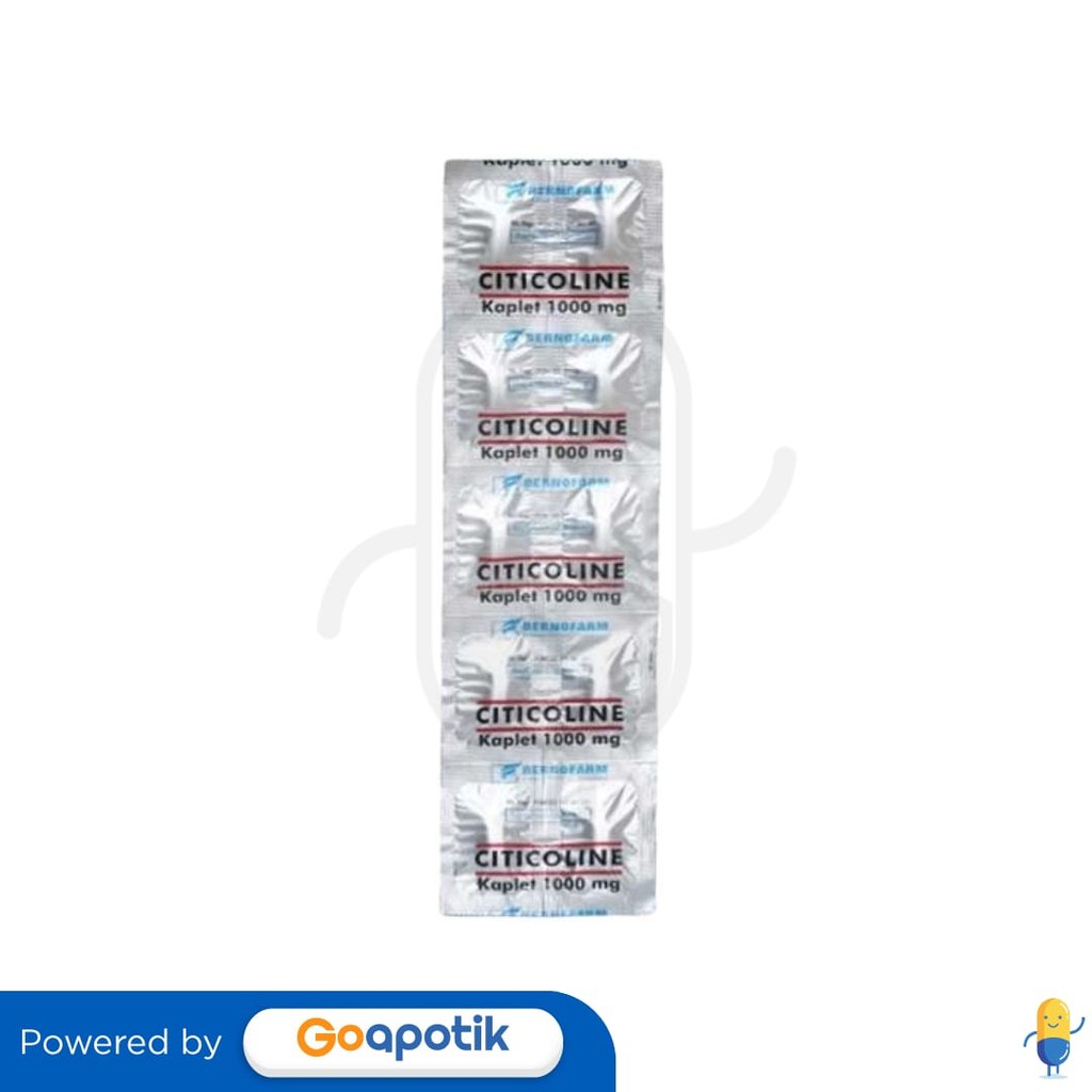 Jual Citicoline Bernofarm 1000 Mg Strip 10 Kaplet | Shopee Indonesia