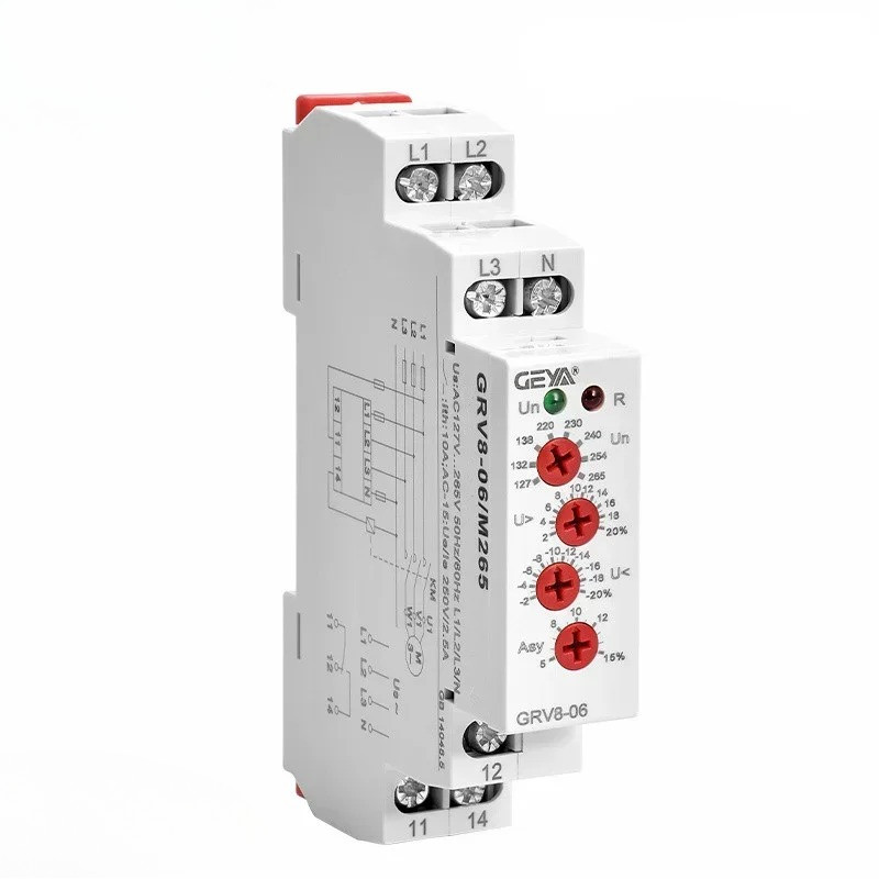 Jual GRV8-06 3 Phase Failure Phase Sequence Voltage Monitoring Relay ...