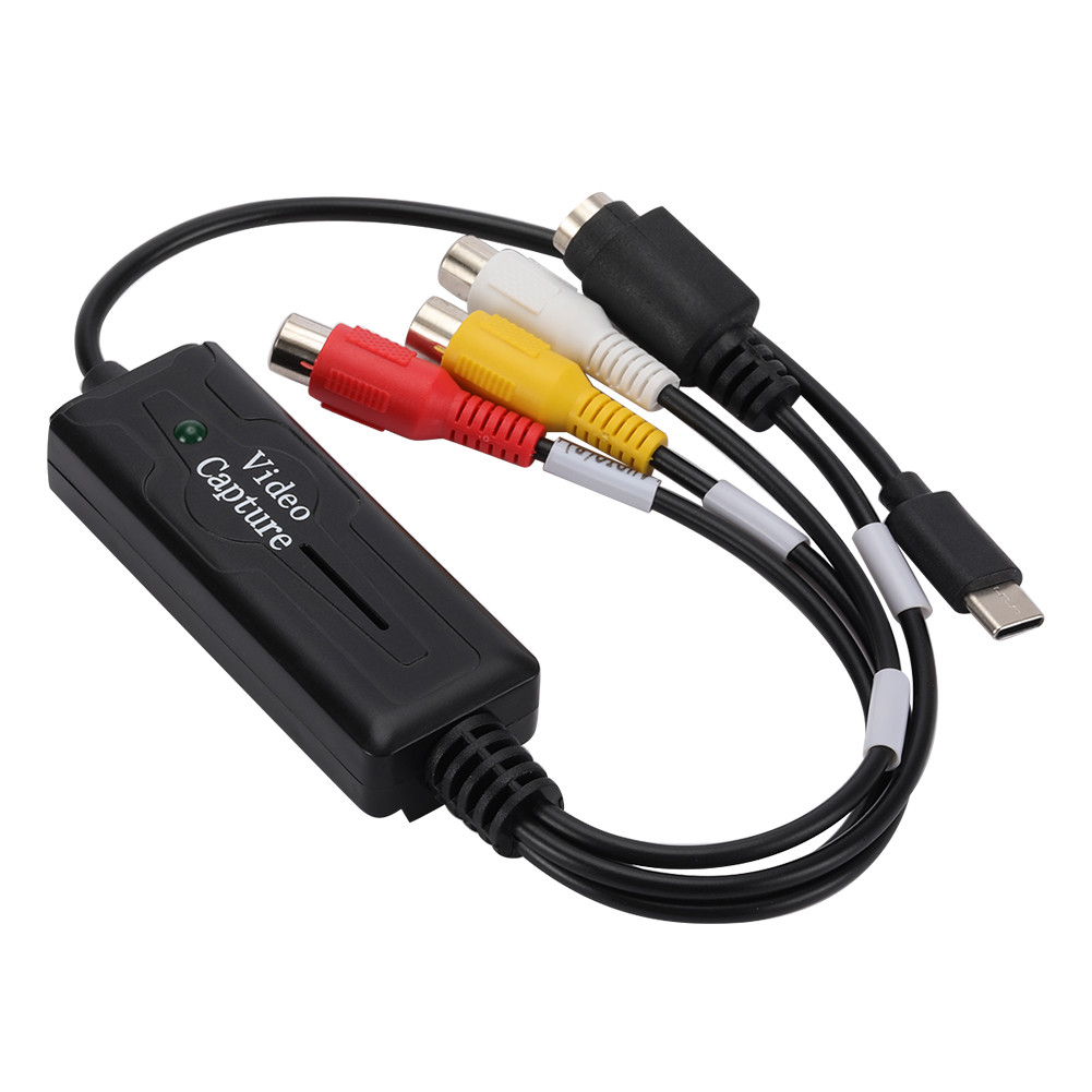 Jual USB 3.1 Audio Video Capture Card Adapter DVD/VCD/MP4 Type-C Easy ...