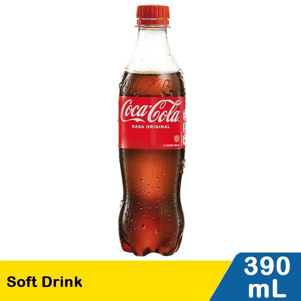 Jual COCA COLA SOFT DRINK 390mL | Shopee Indonesia